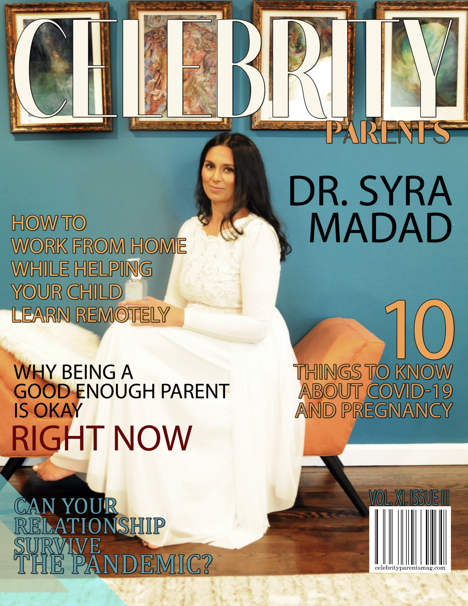 Celebrity Parents Magazine: Dr. Syra Madad Issue - Celebrity Parents ...