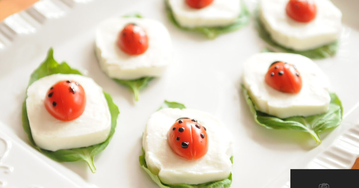 This Ladybug Caprese Appetizer Is So Cute — And Not Creepy Crawly At ...