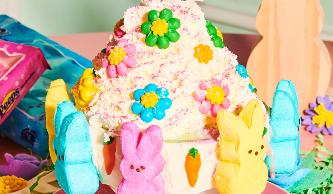 The PEEPS Funny Bunny Tie-Dyed Frrrozen Hot Marshmallow Chocolate At ...