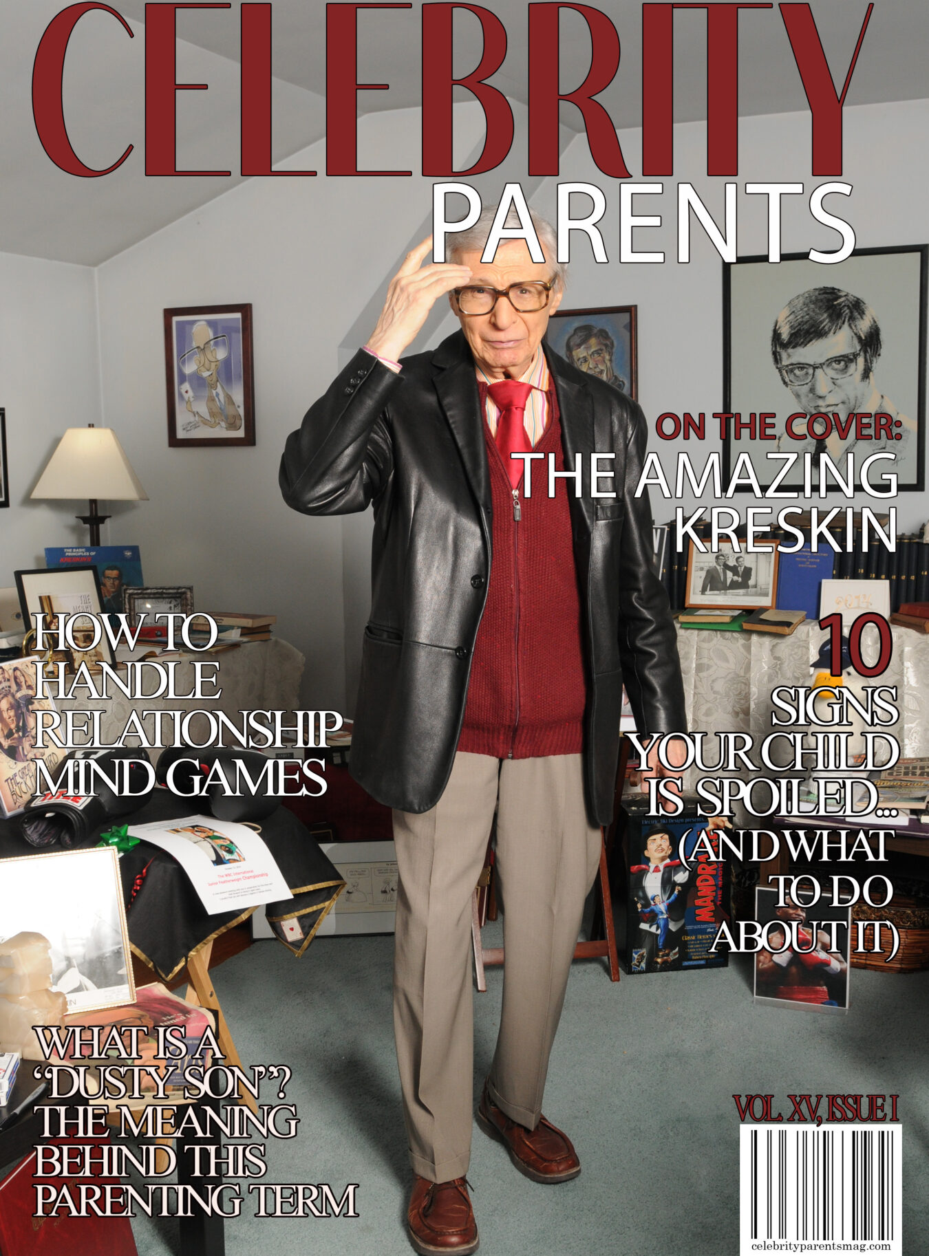 Celebrity Parents Magazine: The Amazing Kreskin Issue - Celebrity ...